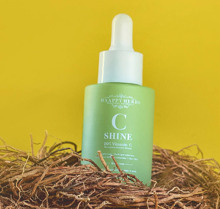 C-Shine 20% Vitamin C Absorption Booster Serum 30ml - Haappy Herbs